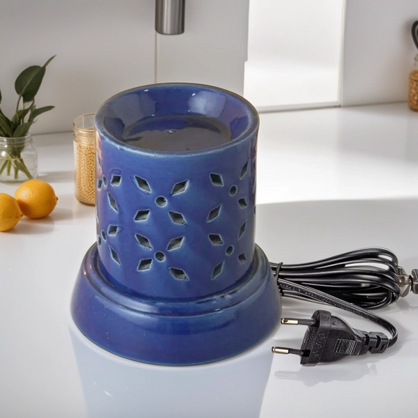 Electric Ceramic Diffuser With Jasmine and Lemongrass Aroma Oil 5ml (E ...